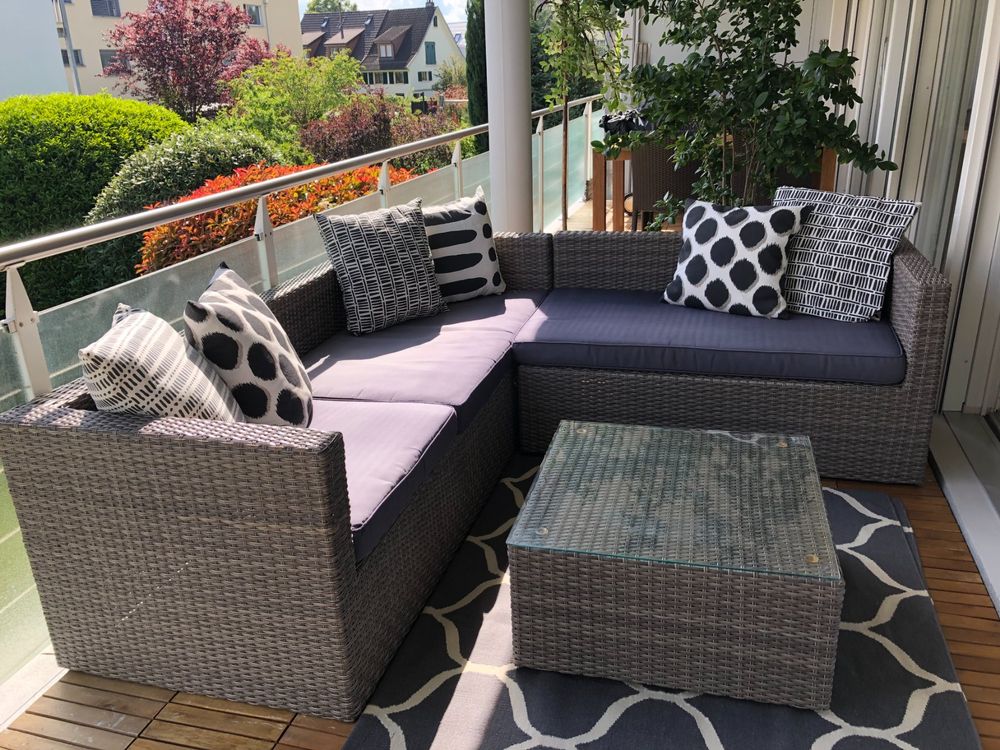 Rattan Lounge Fur Balkon