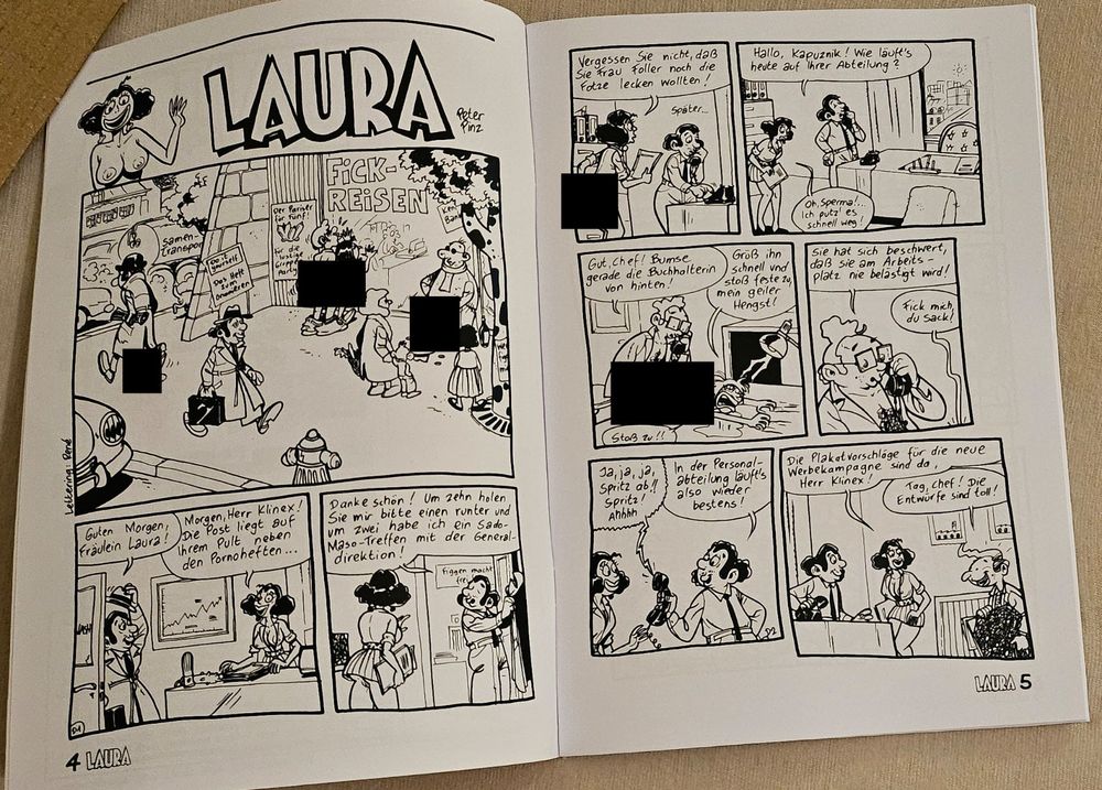 LAURA SELTENES Underground-Comix von Peter Pinz - 1980er (Gebraucht) in ...