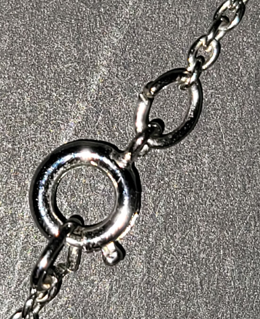 Silberkette, 45cm Länge, Collana color argento, Collier, 🎁 (Gebraucht ...