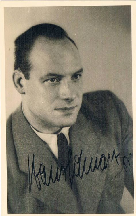 Hans Schwarz 1908-83 Autogramm signiert Vintage Foto 9x14cm (Gebraucht) in Bischofszell für CHF ...