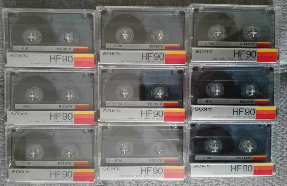 Sony HF 90 / 9 x cassettes MC - 1985 (Gebraucht) in für CHF 22 – mit ...
