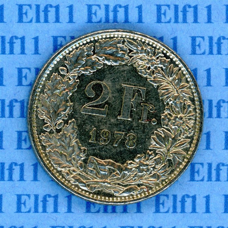 CHF___2.00 1978 -vz 2 Franken | Kaufen auf Ricardo