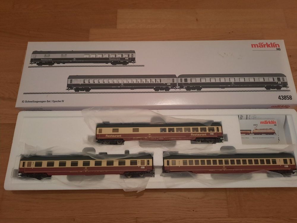 IC-Schnellzugwagen-Set Epoche IV Märklin H0 43858 (Gebraucht) in Amden für CHF 75 – nur Abholung ...