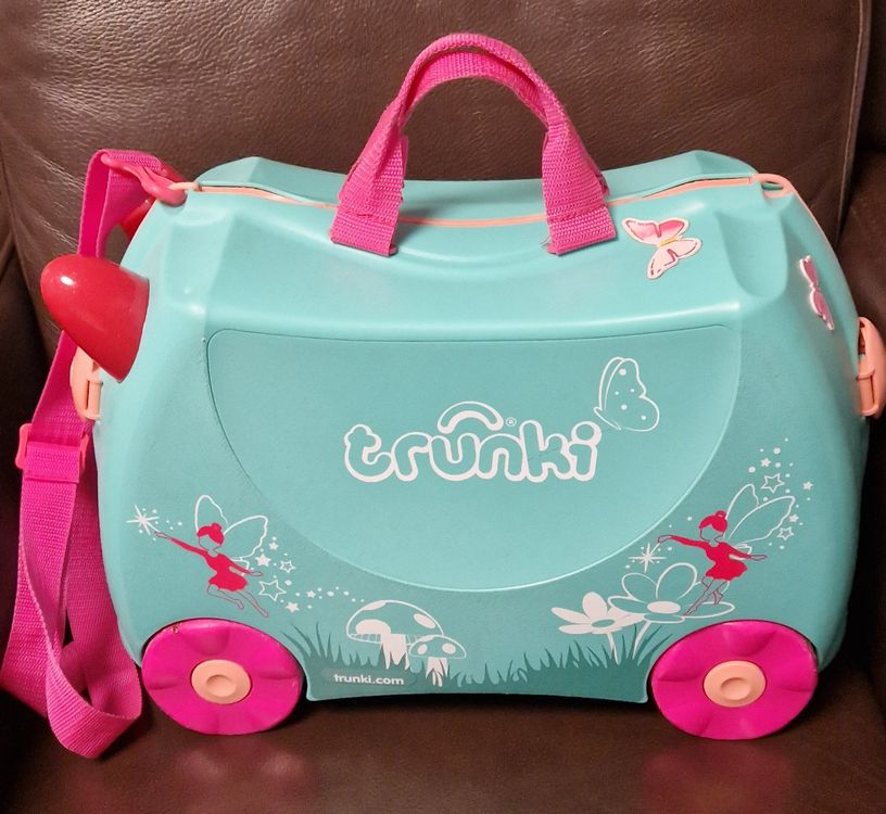 Trunki Kinderkoffer, türkis-pink | Kaufen auf Ricardo