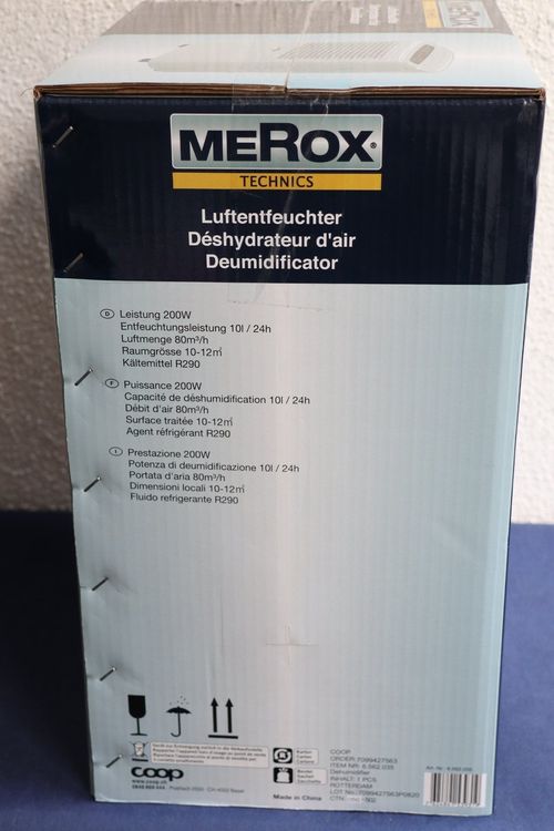 Merox Luftentfeuchter (Neu und originalverpackt) in Liestal für CHF 62 ...