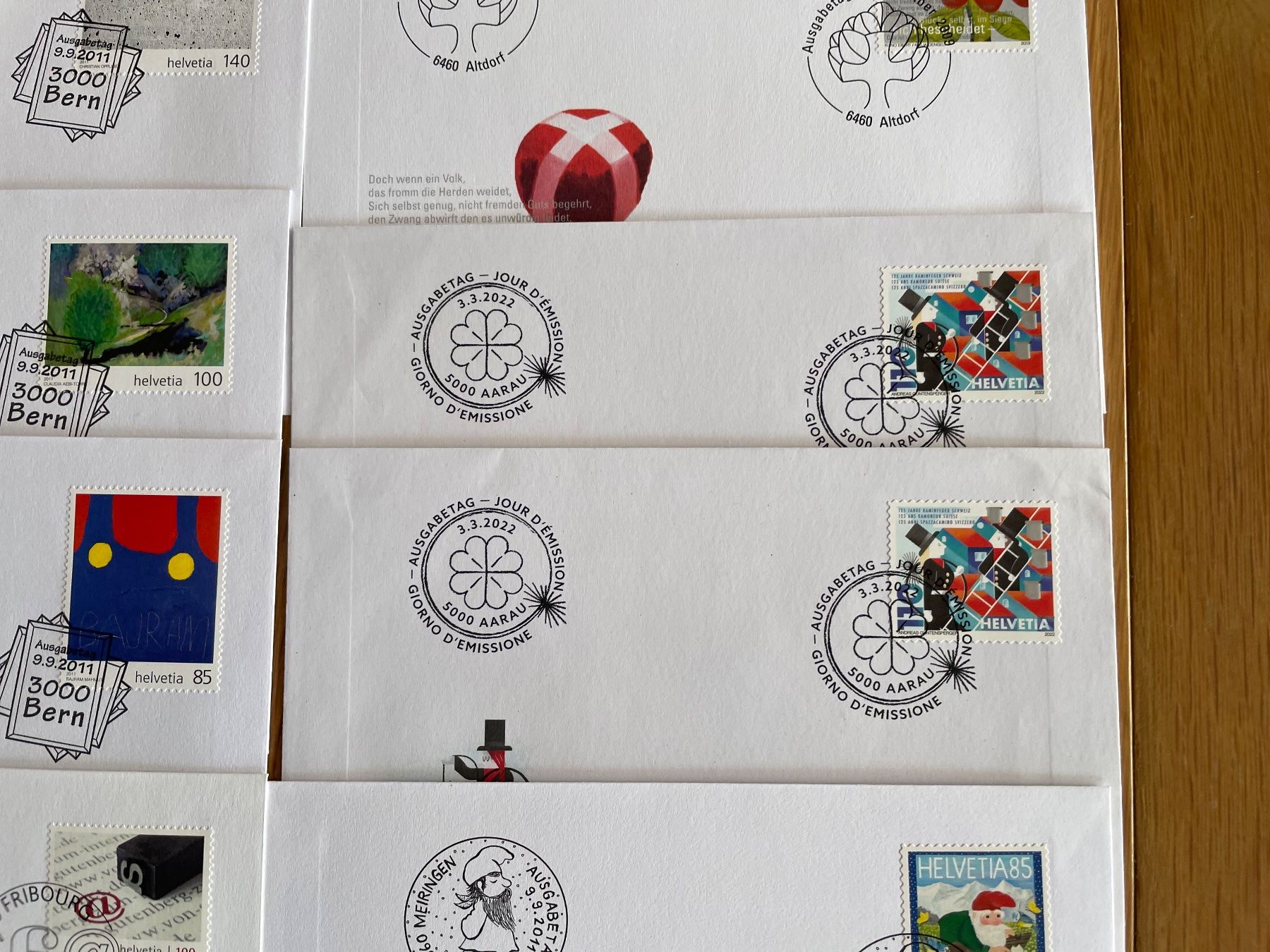 33 timbres et envl. récents ! (D'occasion) à Sonceboz-Sombeval pour CHF ...