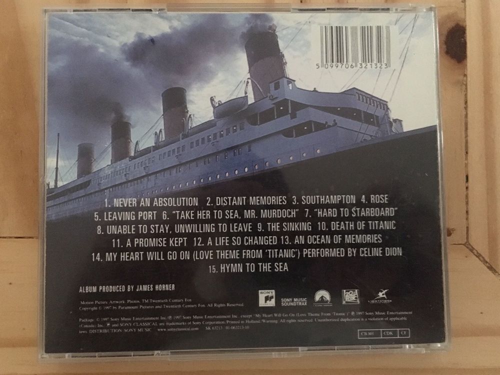 CD “TITANIC FILMMUSIK” ab 2 SFR.!!! | Kaufen auf Ricardo