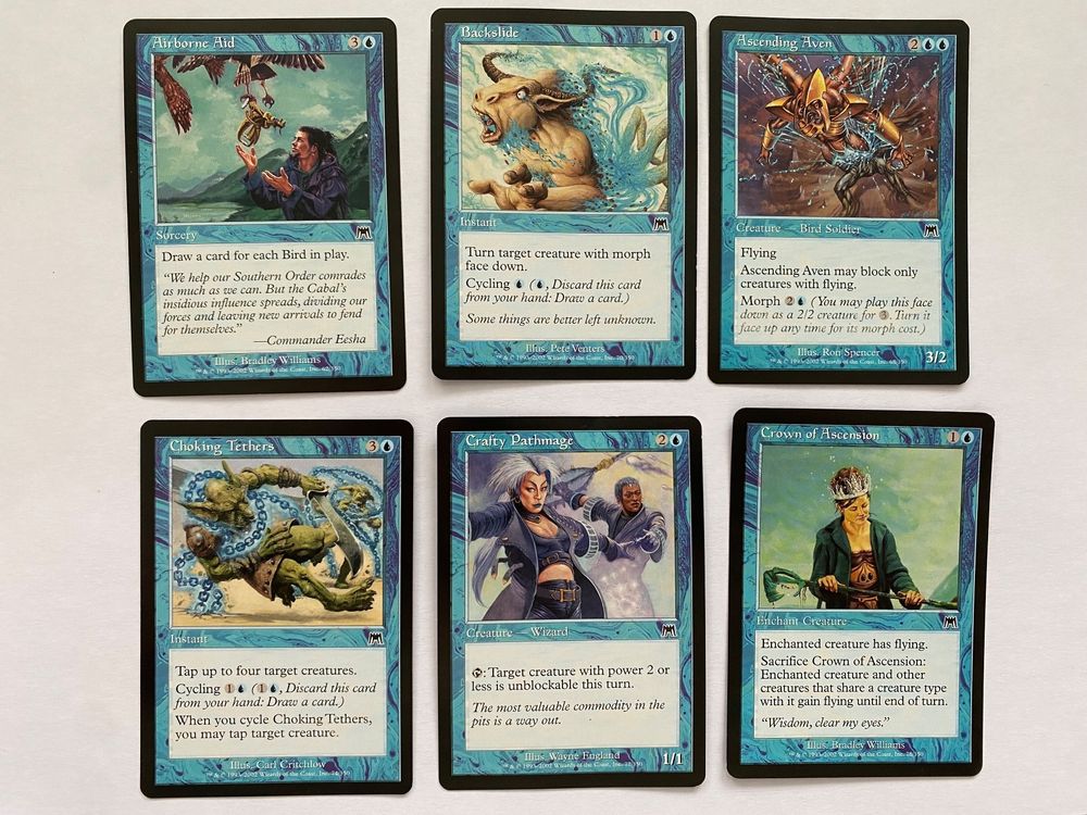 21 (Full Set) Onslaught Common Blue Cards | Kaufen auf Ricardo