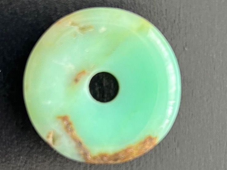 Chrysopras Donut 3.5 cm | Kaufen auf Ricardo