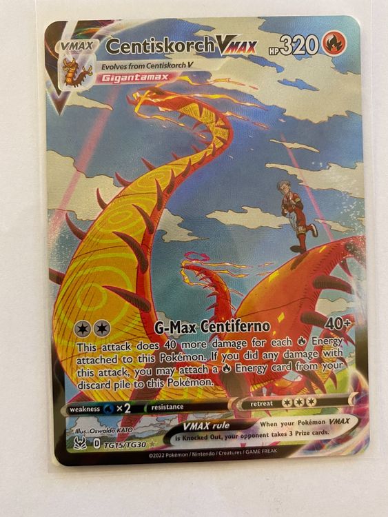 Pokemon Centiskorch VMax TG15/TG30 Lost Origin EN (Neu (gemäss ...