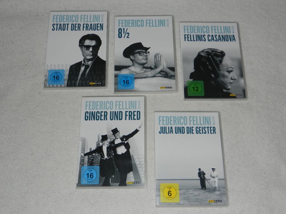 10 DVDs BOX-SET ARTHAUS / FEDERICO FELLINI COLLECTION (Gebraucht) in Chur für CHF 49 – mit ...