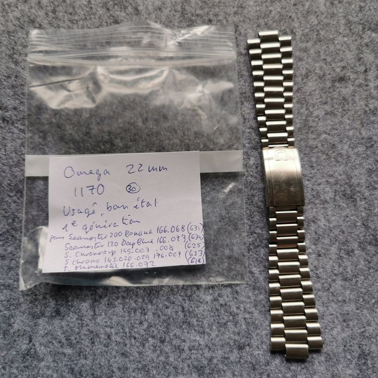 Omega bracelet 1170 22mm (Gebraucht) in Pully für CHF 500 – nur ...