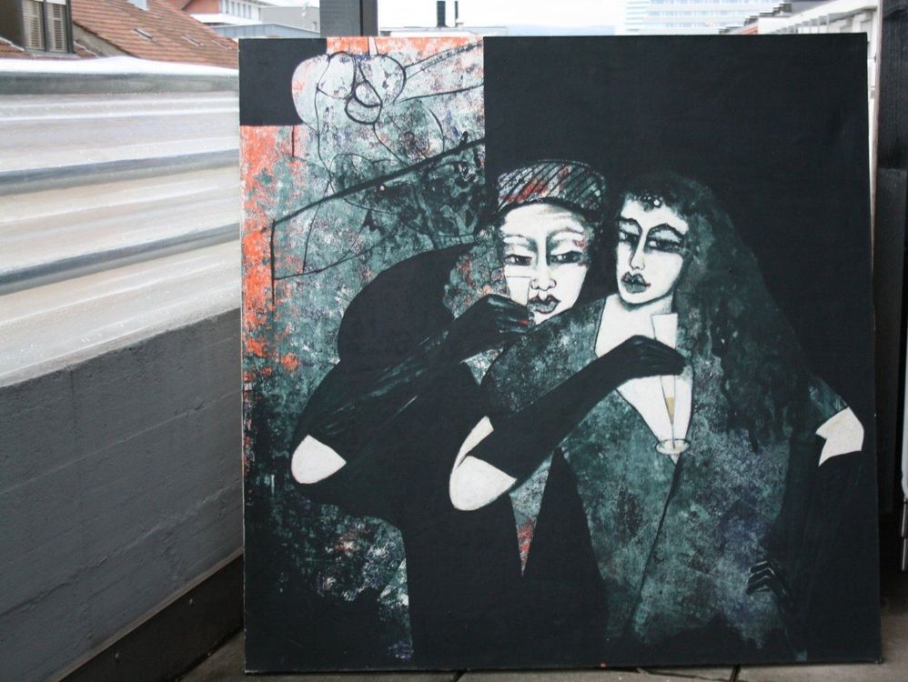 Gemälde Acryl auf Leinwand Werk signiert (Gebraucht) in Basel für CHF 110 – mit Lieferung auf ...