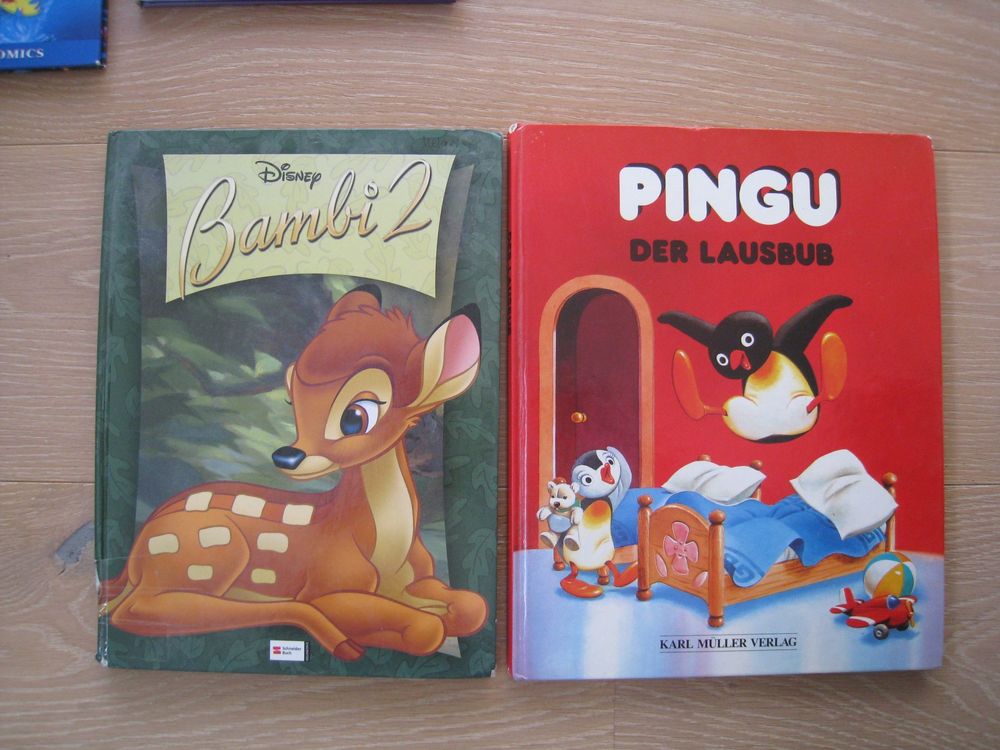 7 Kinderbücher Walt Disney und Pingu plus DVD (Gebraucht) in ...