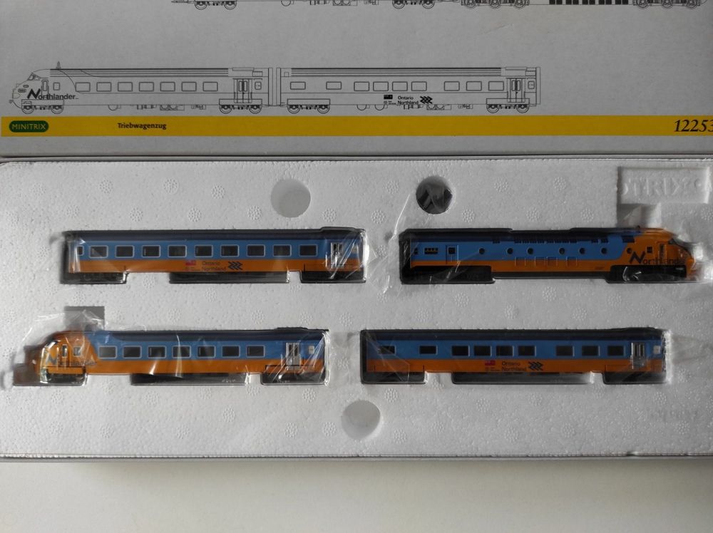 Triebwagenzug "Northlander" ex TEE der SBB von Minitrix N (Neu und ...