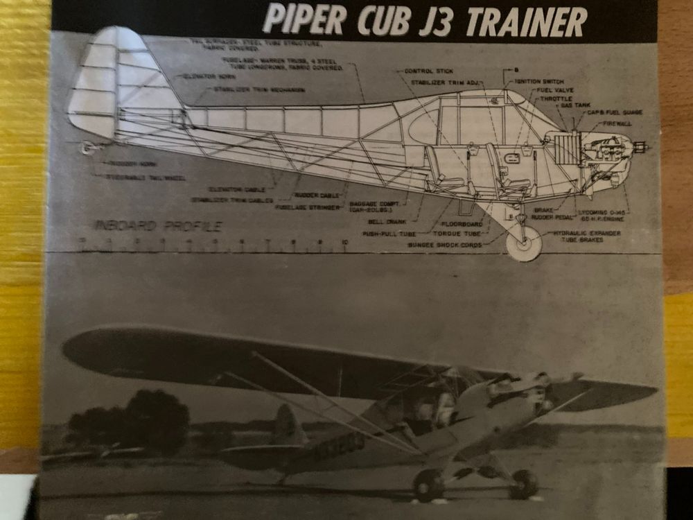Piper Cup J3 Trainer Baukasten-RC-Modell (Neu (gemäss Beschreibung)) in ...
