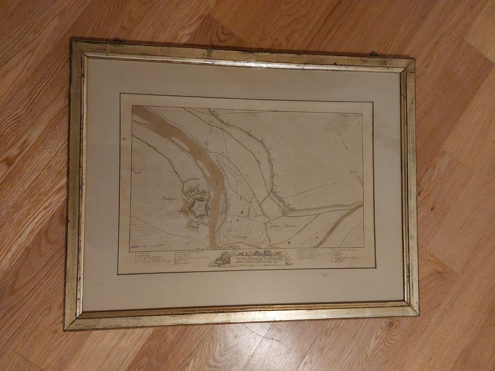 Stich - Plan Belagerung Brückenkopf 1797 | Kaufen auf Ricardo