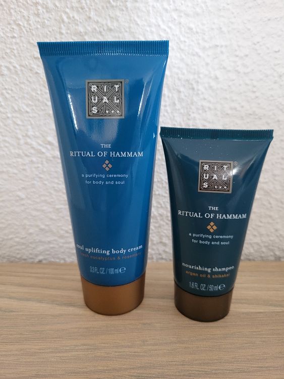 Rituals The Ritual of Hammam Set Body Lotion 100ml + Shampoo (Neu und ...