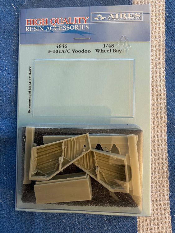 1/48 AIRES F-101A/C VOODOO WHEEL BAY FÜR KITTY HAWK (Neu und ...