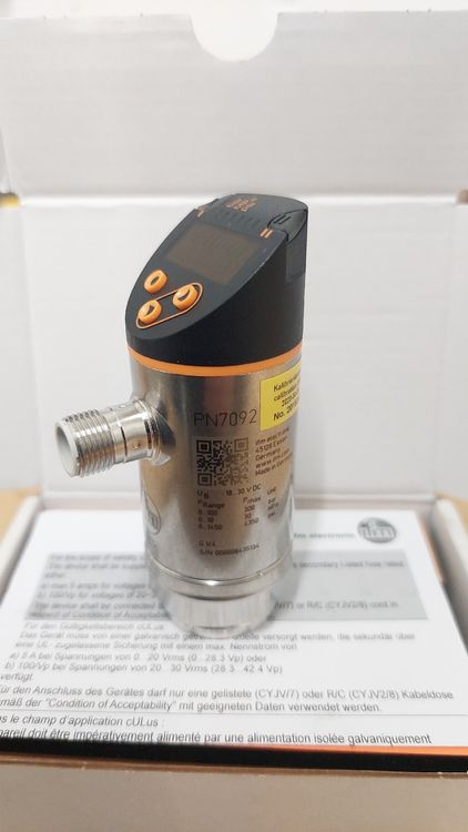 IFM Drucksensor PN7092 (Neu und originalverpackt) in Wattenwil für CHF 50 – mit Lieferung auf ...