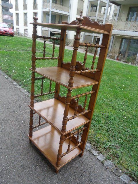 Louis Philippe Antik Regal Stand-Holzregal Hoch 137cm (Gebraucht) in ...