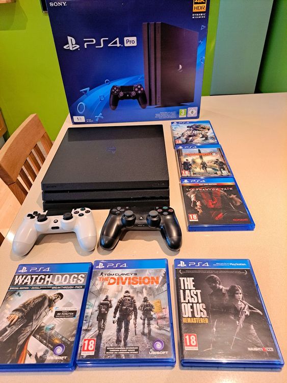 Sony Play Station PS4 Pro 1 TB inkl. 6 Games (Gebraucht) in Vordemwald für CHF 180 – nur ...