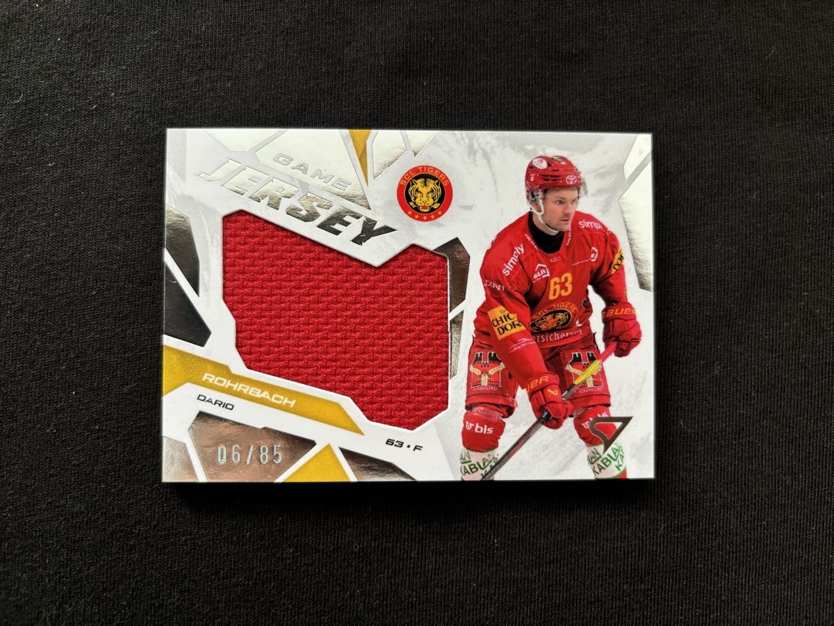 Sportzoo Dario Rohrbach SCL Tigers Game Jersey 06 of 85 (Gebraucht) in ...