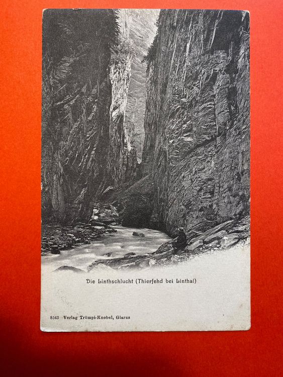 Linthschlucht Linthal Glarus (ungelaufen) (Gebraucht) in Glarus für CHF 5 – mit Lieferung auf ...