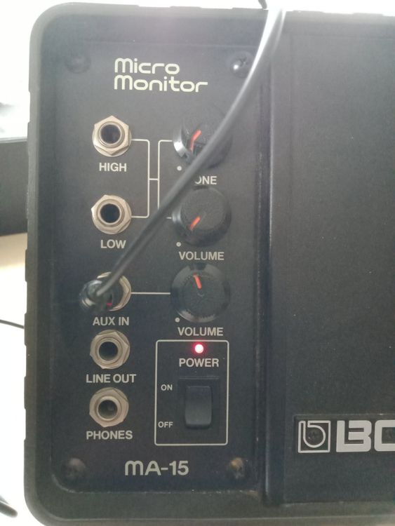 Micro Monitor Verstärker Boss MA15 (Gebraucht) in Schaffhausen für CHF ...