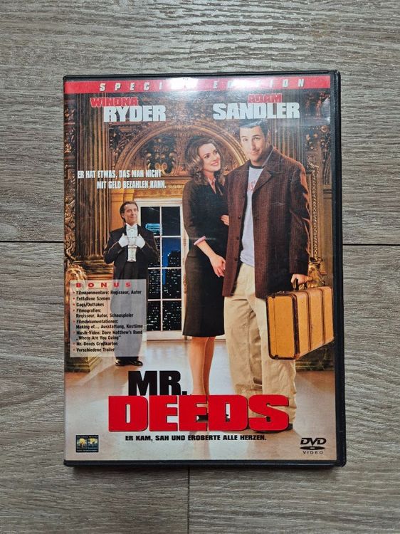 Mr. Deeds (DVD) Adam Sandler, Winona Ryder (Gebraucht) in Recherswil ...