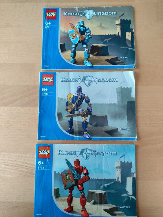 Lego; 3 Bauanleitungen zu Knights Kingdom 8770/8771/8773 | Kaufen auf ...