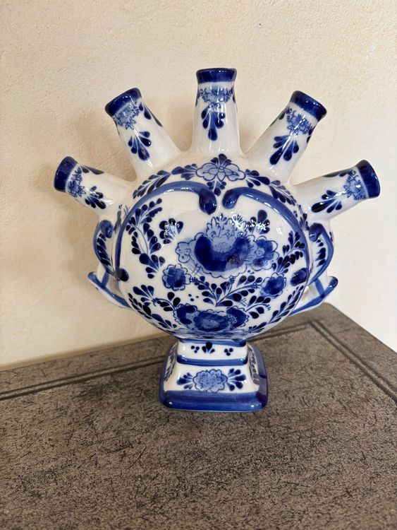 Blue Delft Deco Tulpen Vase (Neu (gemäss Beschreibung)) in Balsthal für ...