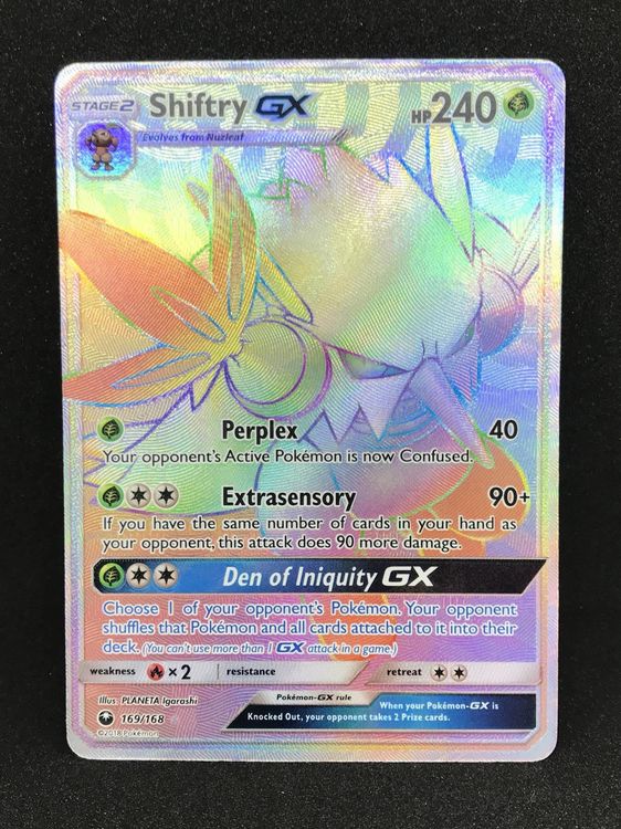 Shiftry GX - Rainbow Secret Rare Pokemon | Kaufen auf Ricardo