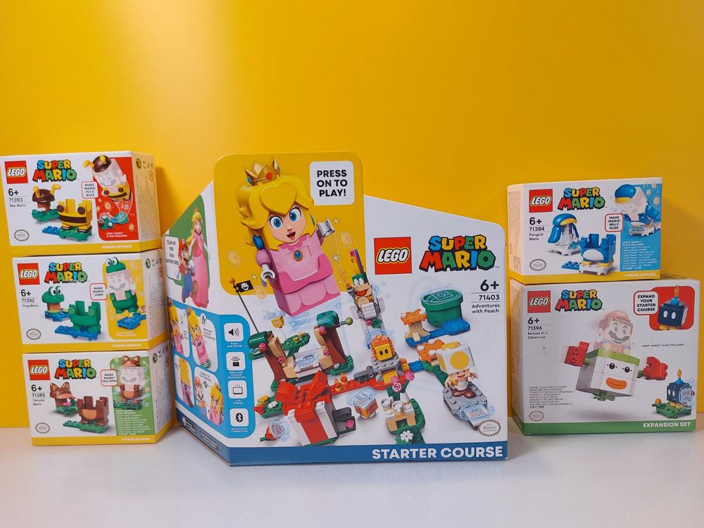 LEGO Super Mario Starterset 71403 + 4x POWER UP + EXPANSION (Neu und ...
