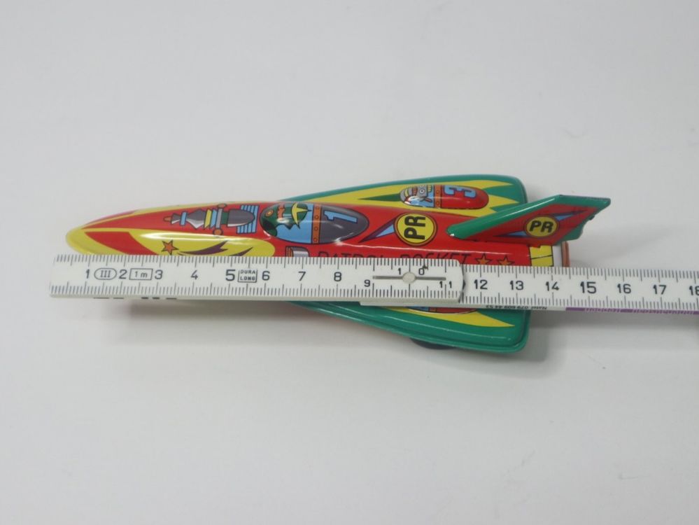 Blech Rakete Space Patrol Rocket made in Japan Friktion | Kaufen auf ...