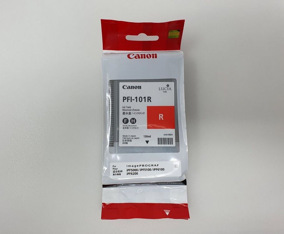 Canon iPF500, iPF5000/iPF6000/iPF6200 Red Ink, PFI-101R (Neu und originalverpackt) in Glattbrugg ...