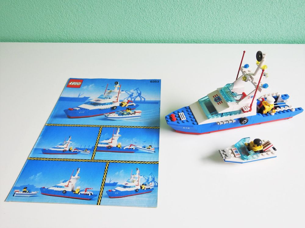 Lego 6353 Coastal Cutter, vollständig mit Bauanleitung (Gebraucht) in ...