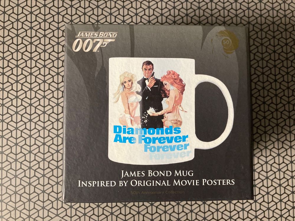 James Bond Diamonds are Forever Becher mit Verpackung | Kaufen auf Ricardo