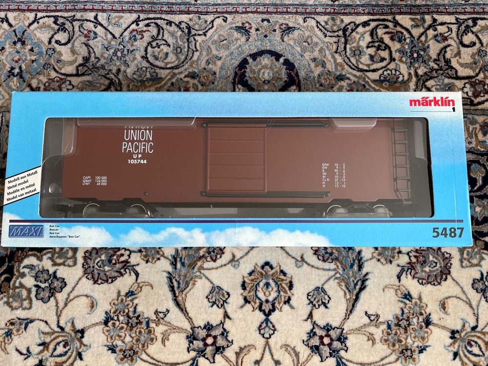 Märklin 5487 Boxcar Union Pacific, MAXI Spur 1 UP 105744 OVP (Neu ...