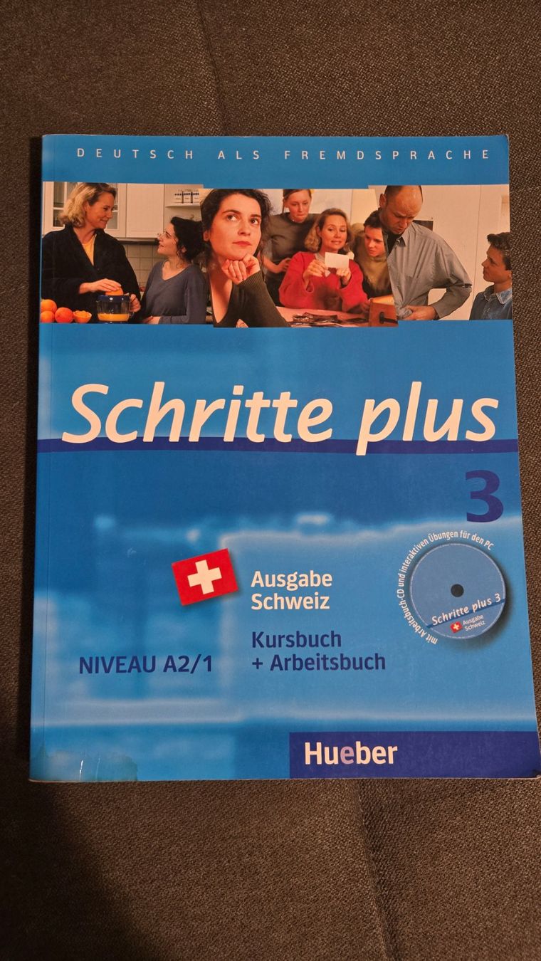 Schritte plus 3, A2.1 Kursbuch und Arbeitsbuch (Gebraucht) in Bern für ...
