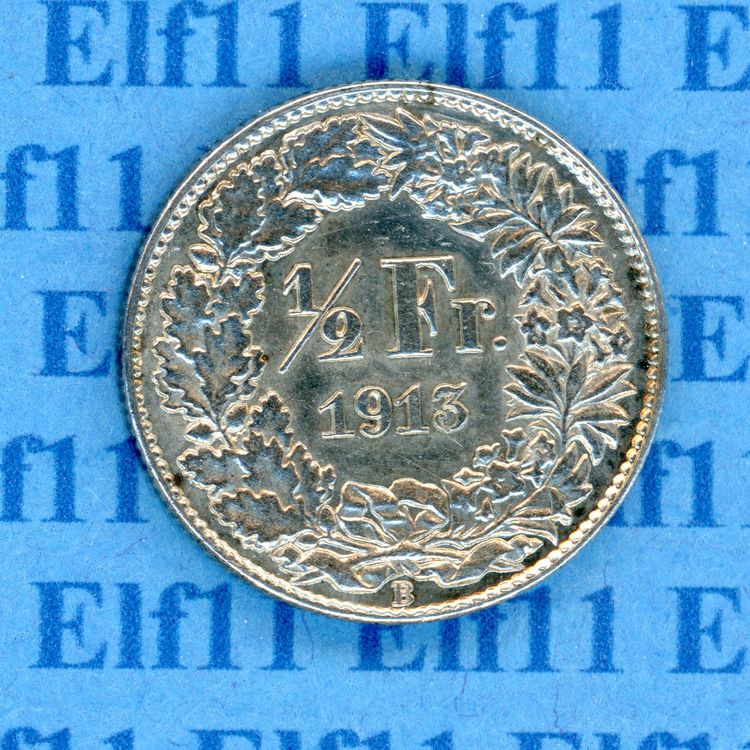 CHF___0.50 1913 stgl * nigelnagelneu! 50 Rappen | Kaufen auf Ricardo