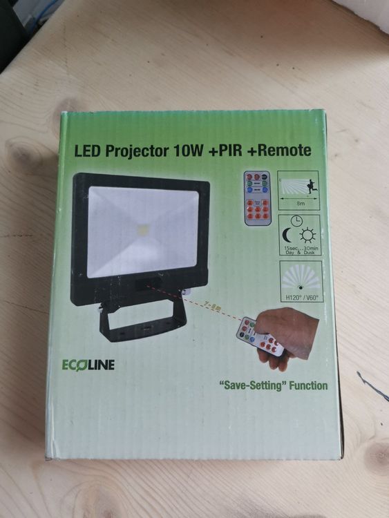 Led Scheinwerfer 10W mit PIR | Kaufen auf Ricardo