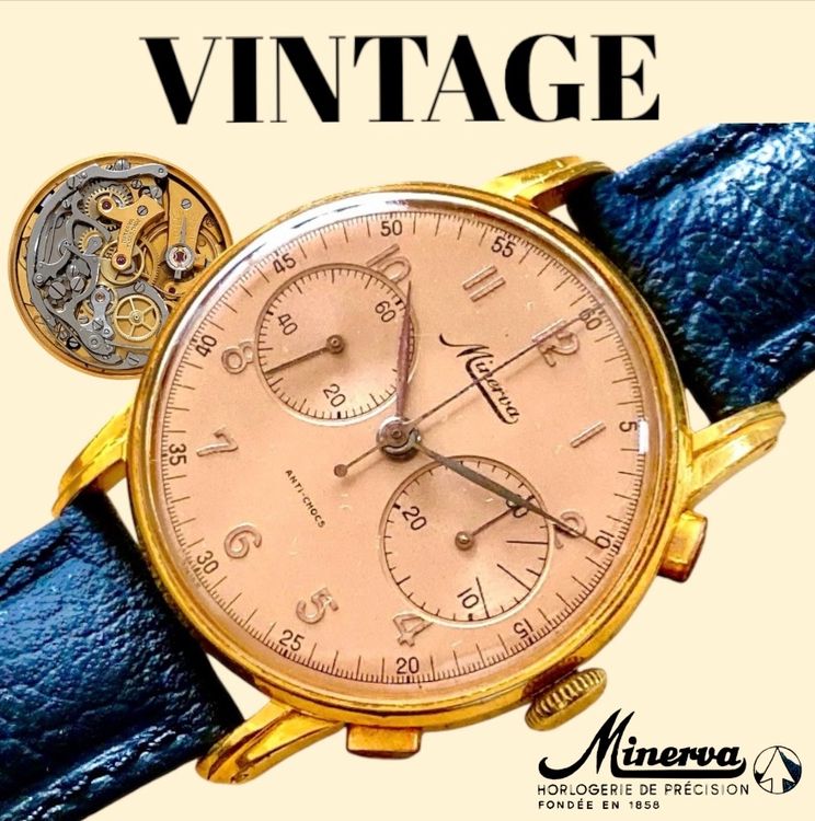 Minerva Swiss Vintage Chronograph (Gebraucht) in lyss für CHF 2500 ...