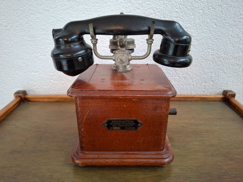 Splendide telephone (à magnéto) d'époque - Paris - N°1512 (D'occasion ...