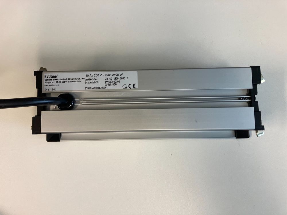 EVOLine Tischeinbauleiste 3xT13/Flacheinbau NEU ab 1.-Fr (Neu (gemäss Beschreibung)) in Krinau ...