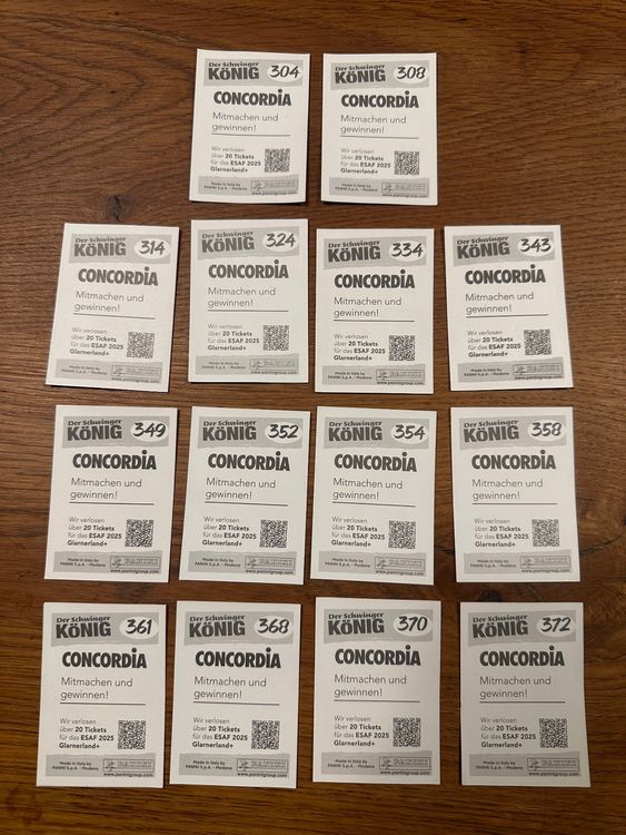 Panini Der Schwinger König 2025 (Neu (gemäss Beschreibung)) in ...