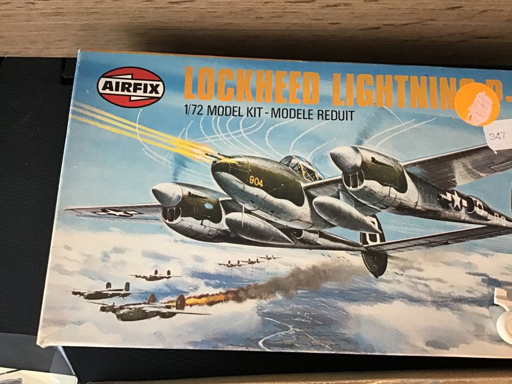 Airfix Lockheed Lightning P-38 1:72 mit Zusatzteilen | Kaufen auf Ricardo