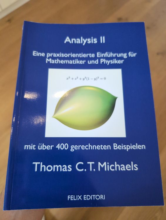 Analysis 2 Thomas C.T. Michaels (Gebraucht) in Uznach für CHF 6 – mit ...
