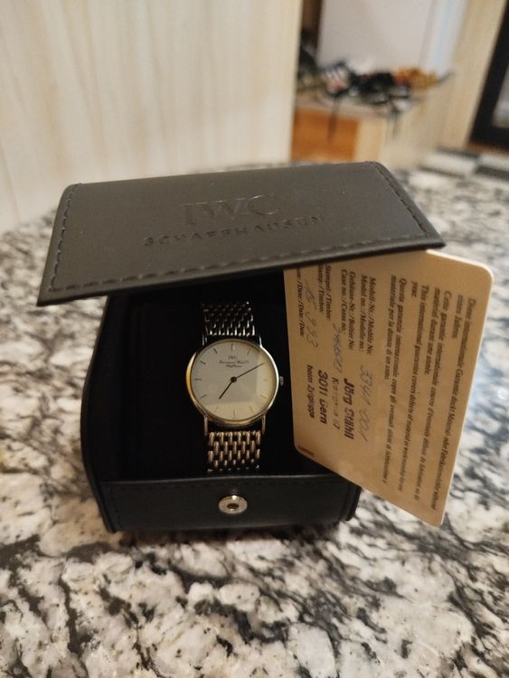 IWC Uhr 34mm Model 3341-001!!....mit original iwc Stahlband (Gebraucht ...