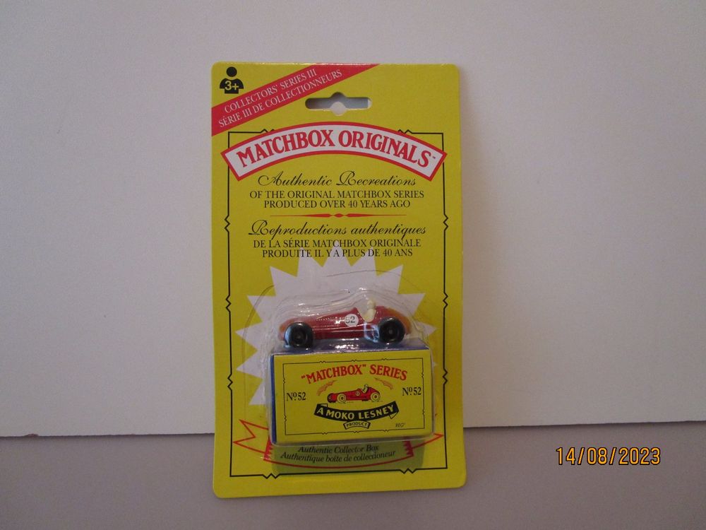 MATCHBOX REPRODUCTIONS MASERATI 4CLT RACER RED N°52 (Gebraucht) in ...